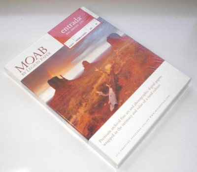Moab By Legion Paper Entrada Rag Bright 300GSM 8.5x11” Double-sided 25 ...