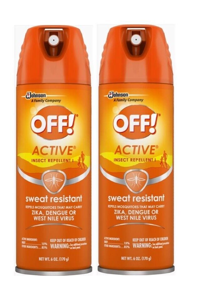 2 OFF! Active Insect Repellent l Liquid Sweat Resistant Repels ...