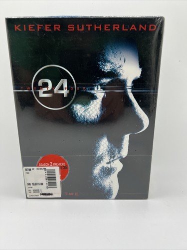 24 DVD Box Set - 24 Season Two 7-Disc DVD Set - 24 Season 2 NEW SEALED ...