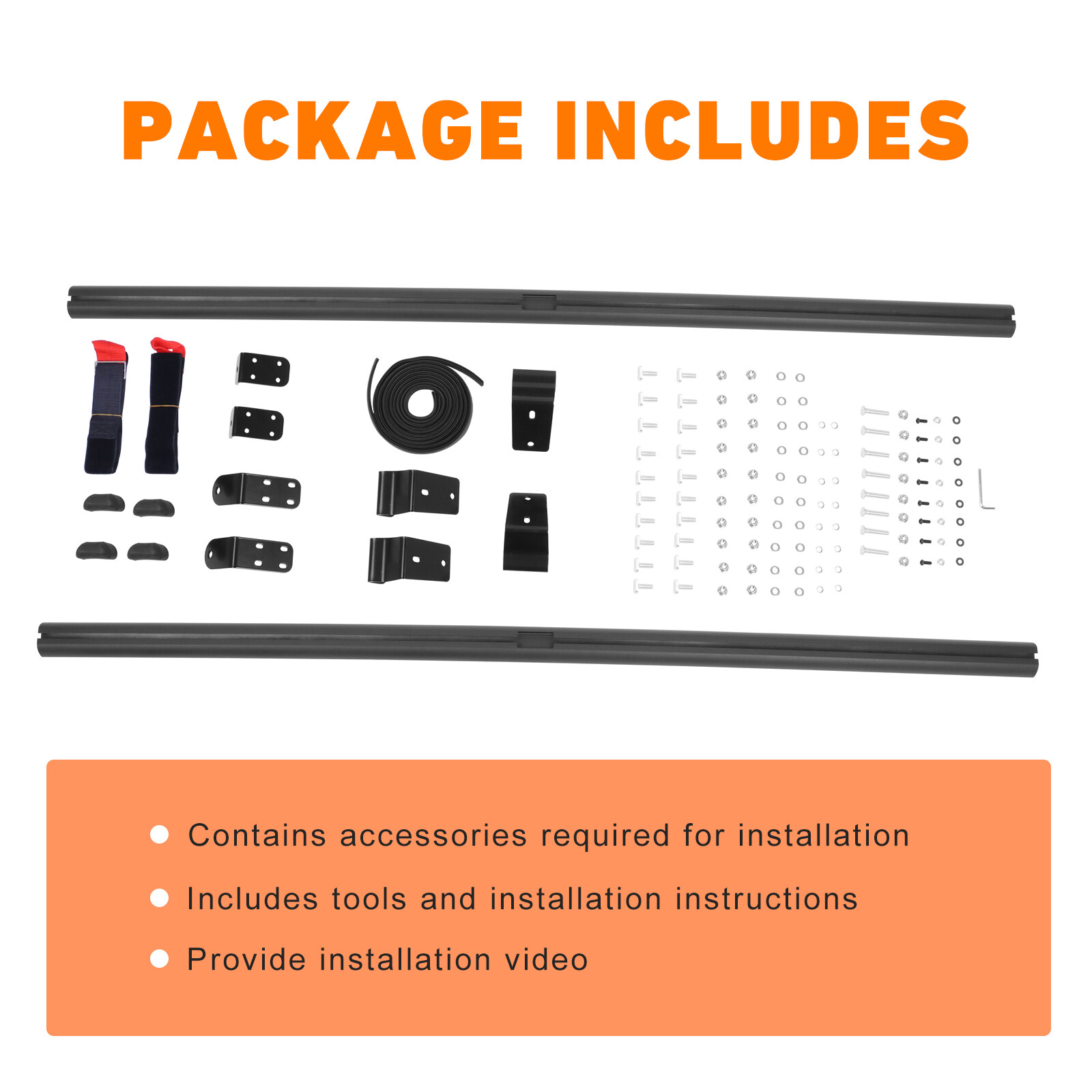 72" Adjustable Pickup Truck Topper Ladder Roof Rack Camper Shell for ...