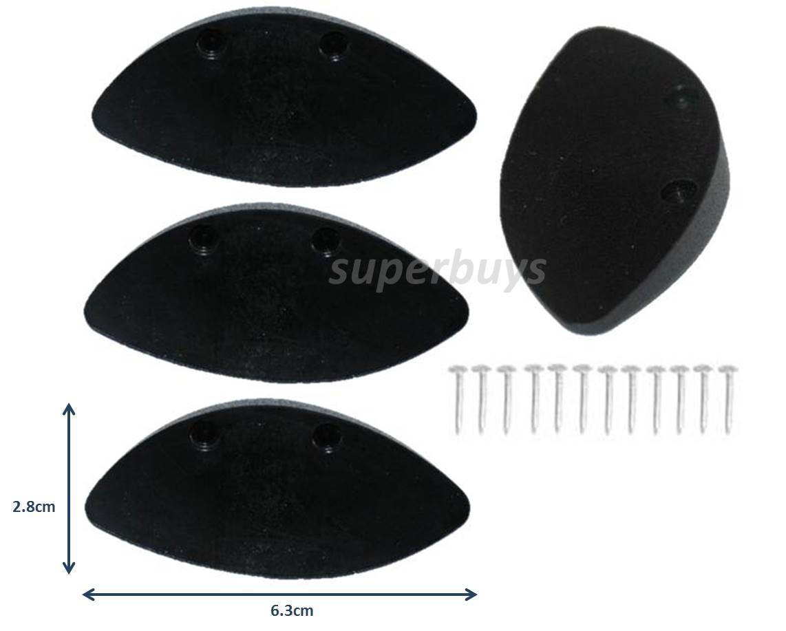 Angled Rubber Shoe Partial Heel Sole Toe Cap Plate Worn Out Repair Kit ...