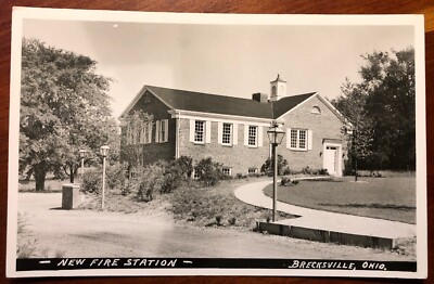 New Fire Station Brecksville Ohio RPPC | eBay
