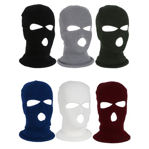 Winter Balaclava 3 Hole Face Mask SAS Style One Size Black Army ...