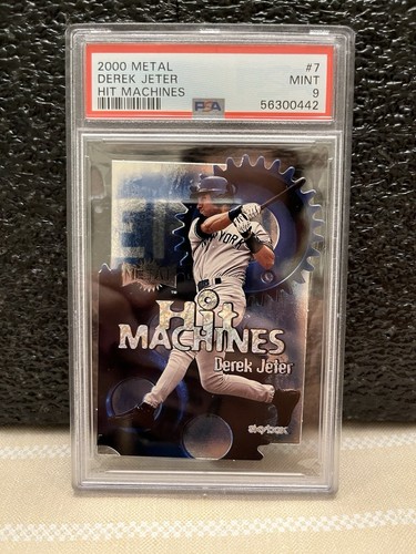 Derek Jeter 2000 metal hit machines #7 Psa 9 Mint | eBay