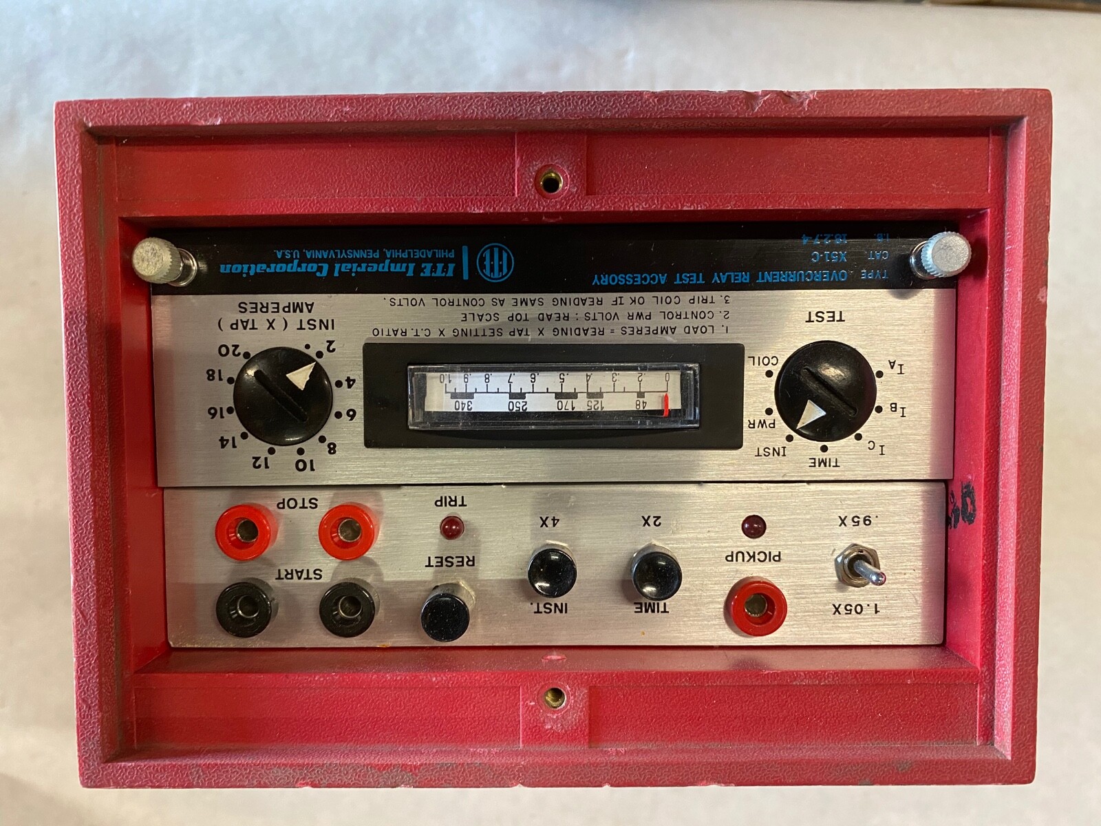 X51C ITE Gould Overcurrent Relay Test Accessory for sale online | eBay