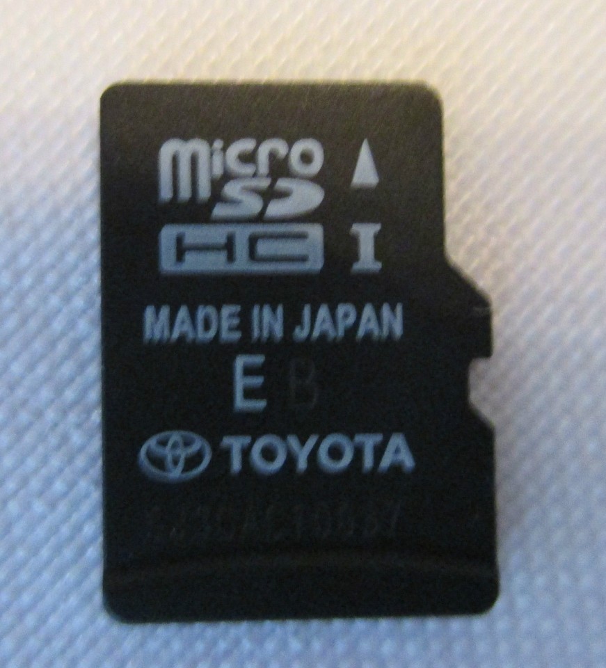 OEM 2014 Toyota Camry Highlander Tundra Navigation Micro SD Card Map ...