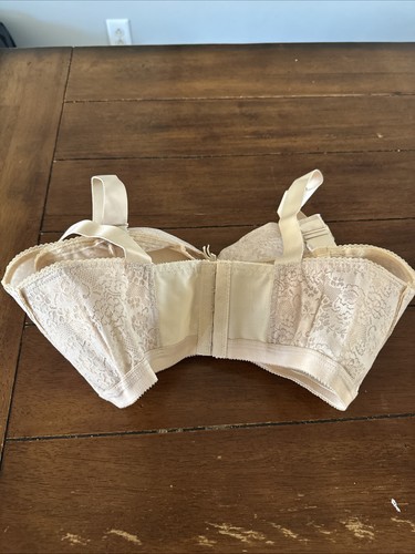 Vintage Norvell 34J Beige Floral Lace Soft Cup Bra Style 477 NWOT | eBay