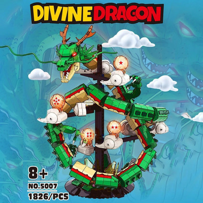 NEW DK Dragon Ball Divine Dragon With Lights 1826 Pieces premium ...
