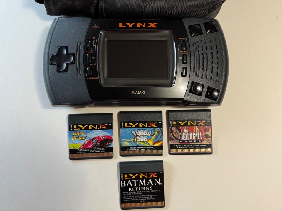 Atari Lynx 2 console w BennVenn IPS Mod, Case, Games, Barely Used | eBay