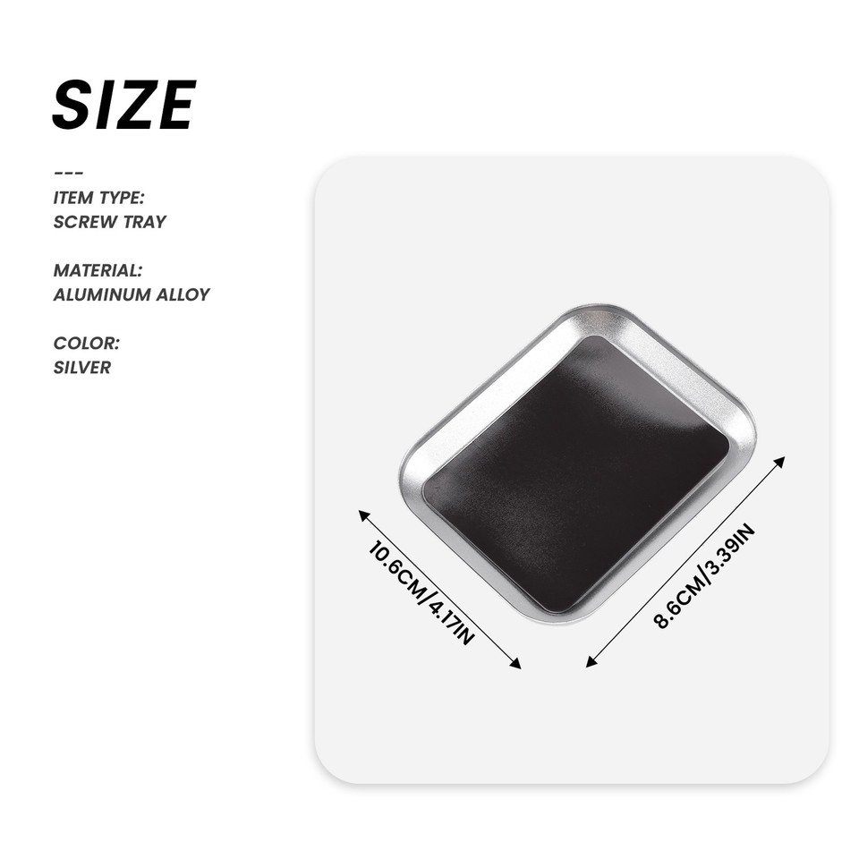 Useful Aluminum alloy Screw Tray with Magnetic Pad for RC Model Phone ...