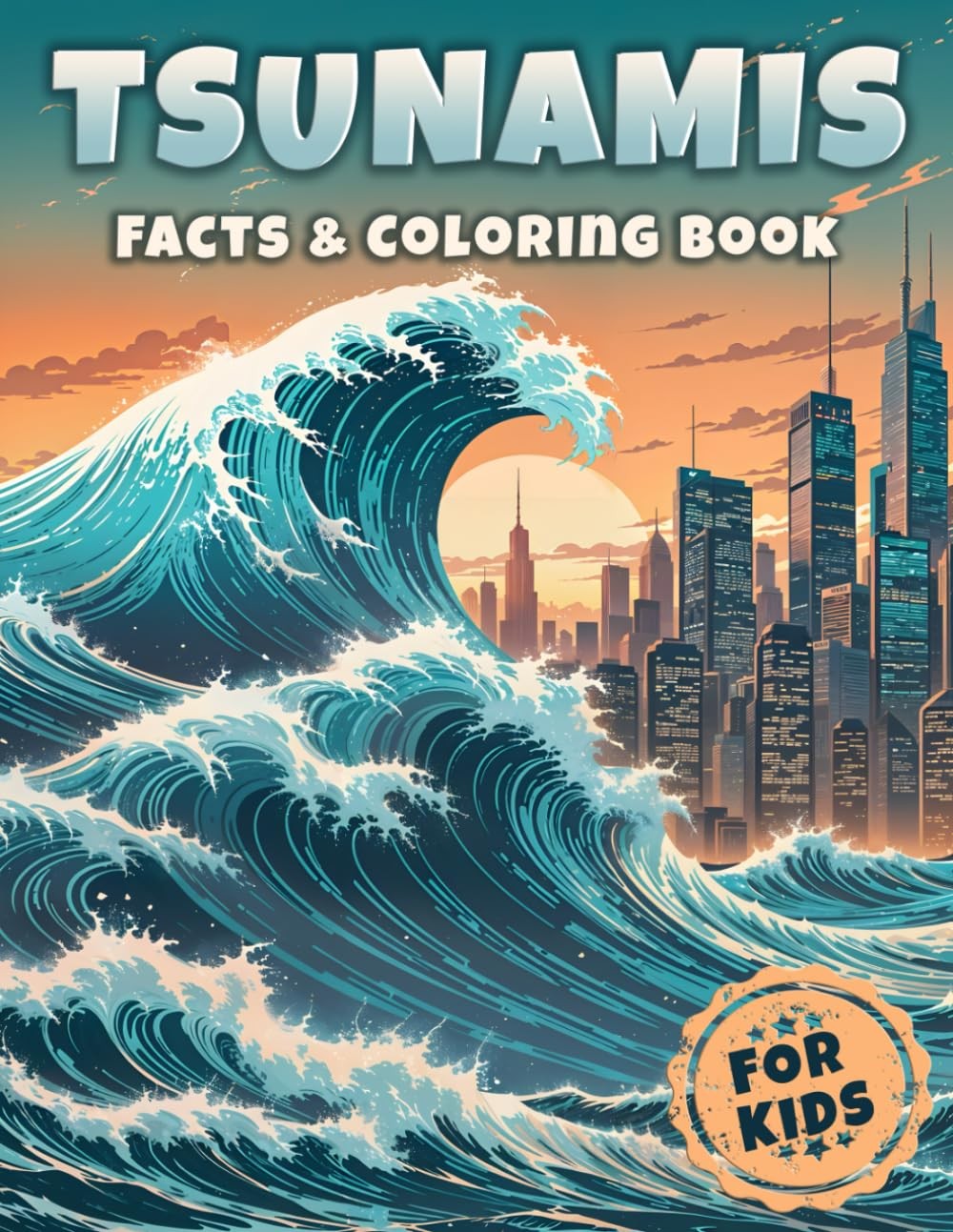 Tsunamis Facts & Coloring Book for Kids: Discover the Surging World of ...