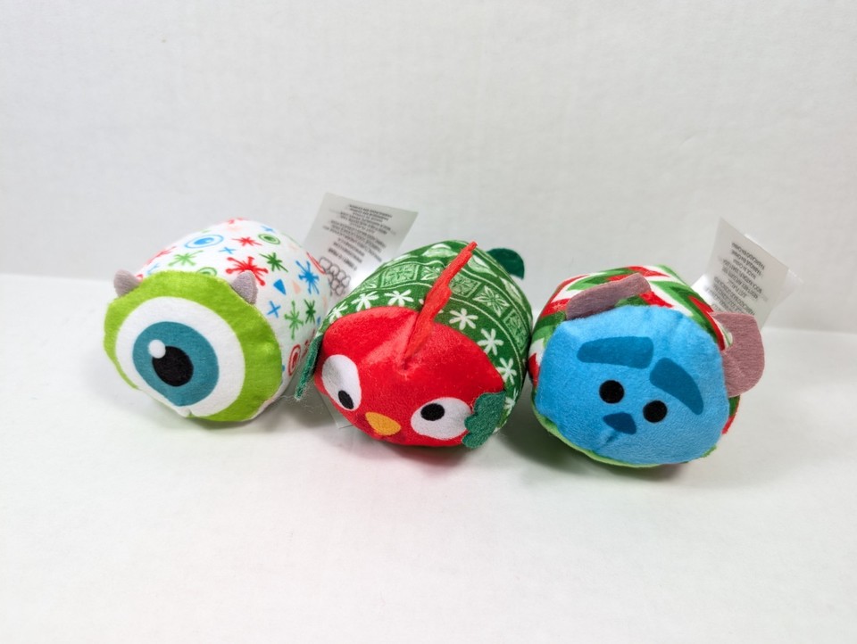 Disney Tsum Tsum Christas Plush lot of 12 Anxiety Jack Sally Minnie ...