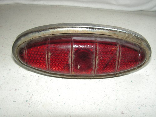 Nice Vintage 48 1949 1950 FORD Tail LIGHT OLD Car GLASS LENS FRST-48 ...