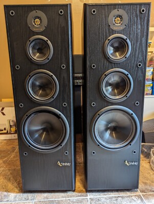 Infinity Reference Six 4way Tower Speakers Pair | eBay