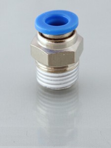 1/2 Bsp Male - 12mm Straight Push in Fitting , Nickel Plated , Top ...