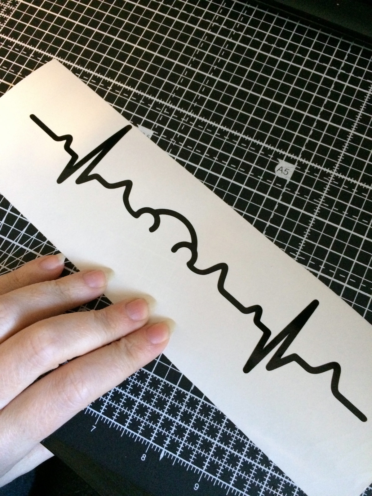 New Beetle Heartbeat Pulse Car Sticker/Decal *Dubs*Volkswagen*VAG*Euro ...