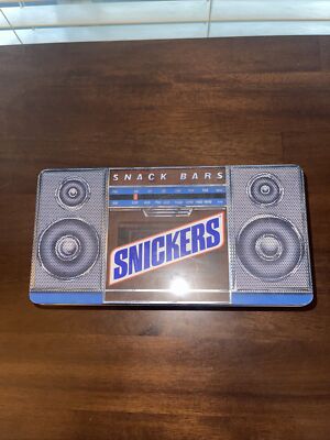 1990 Snickers Tin Collector's Edition Fun Size Radio Theme Tin Mars ...