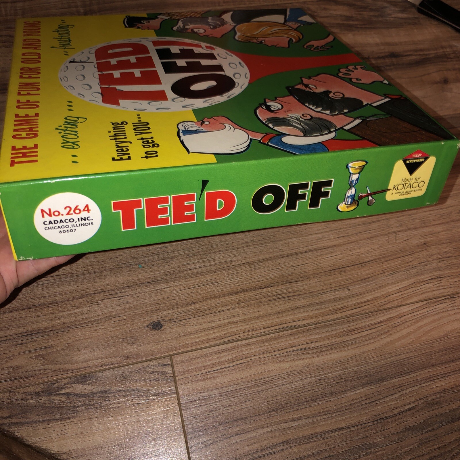 VINTAGE TEED OFF BOARD GAME COMPLETE BY JUNIOR ACHIEVEMENT CADACO #264 ...