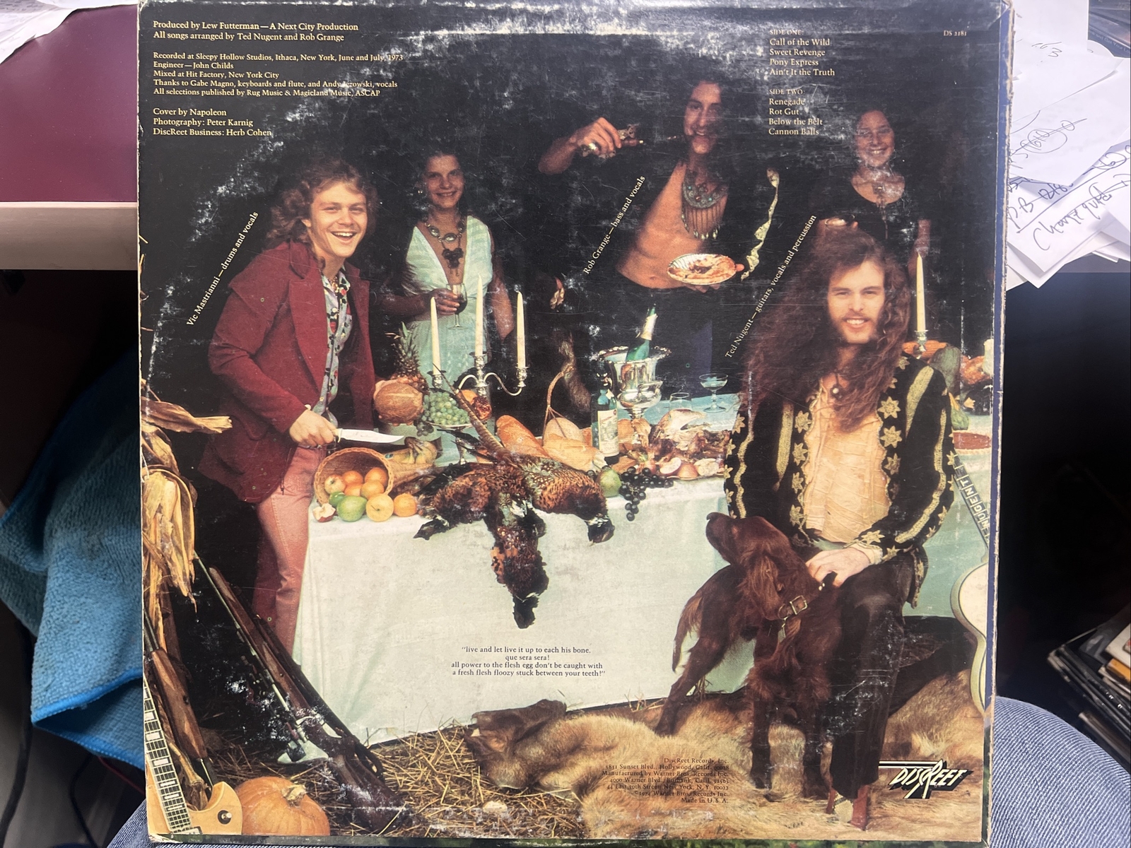 TED NUGENT AMBOY DUKES CALL OF THE WILD LP 1974 DISCREET DS 2181 | eBay