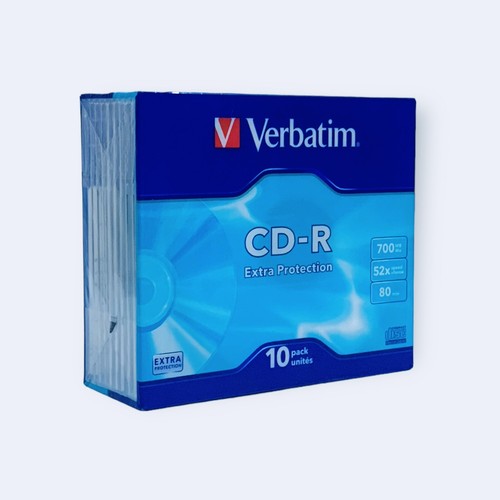 Verbatim CD-R Extra Protection 700/800MB 80/52x 10 JC NEW | eBay