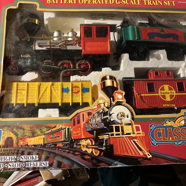 Boxed ECHO The Classic Rail 26 Pcs Train Set G Scale 1990 Complete for ...