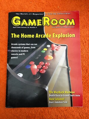 Game Room Magazine Coin-Op Collectibles Home Arcade Explosion Issue 4 ...