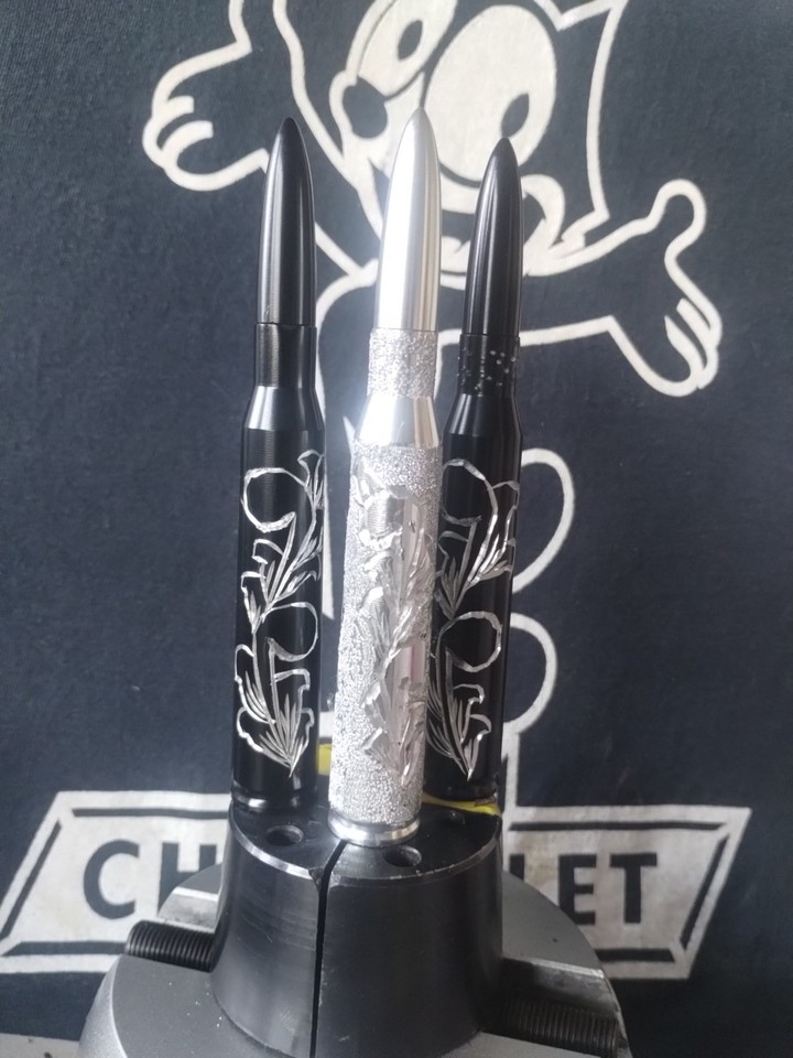 Custom Engraved Bullet Antenna | eBay