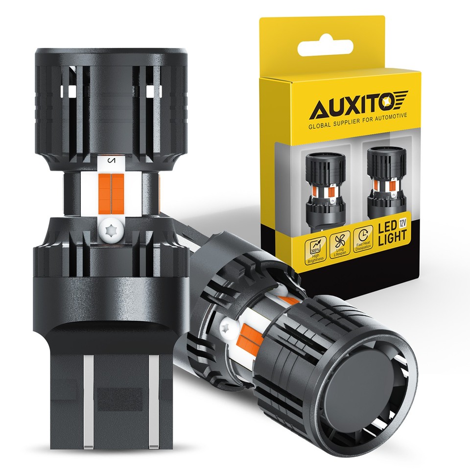 AUXITO Amber 7443 7440 LED Front Turn Signal Blinker Light Bulbs ...