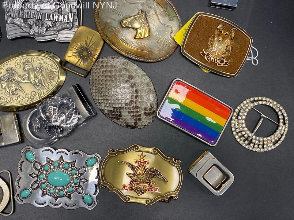 8.1lbs Assorted Vintage/Modern Belt Buckles Collection Lot Grab Bag | eBay
