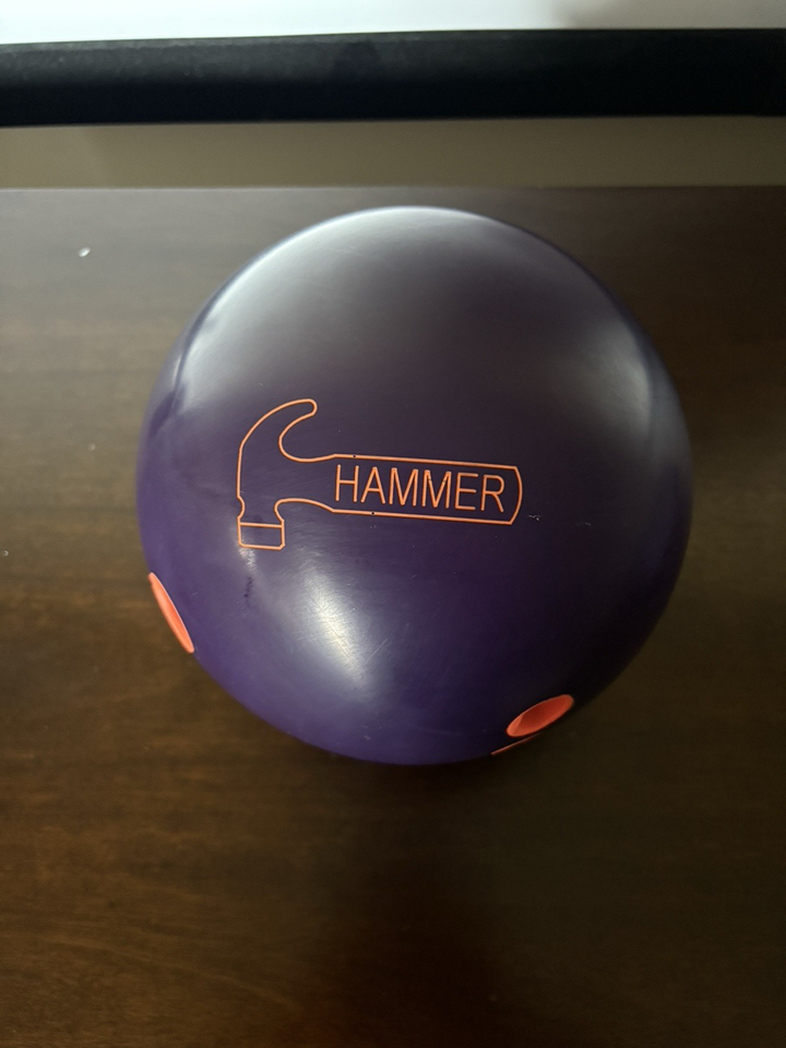 Hammer Purple Reactive Solid Bowling Ball 15lb | eBay