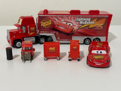 Disney Pixar Cars Team Rust-eze MACK Hauler, McQueen, My Name is not ...