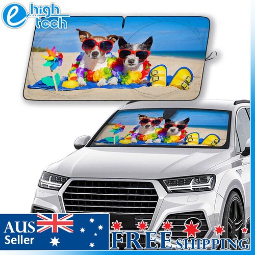 Folding AU Car Windshield Sun Shade Front Window Visor UV Sun Block ...