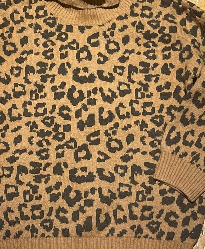 NWT Baby Gap Girls Sweater leopard animal print 3t 3 $49.95 | eBay