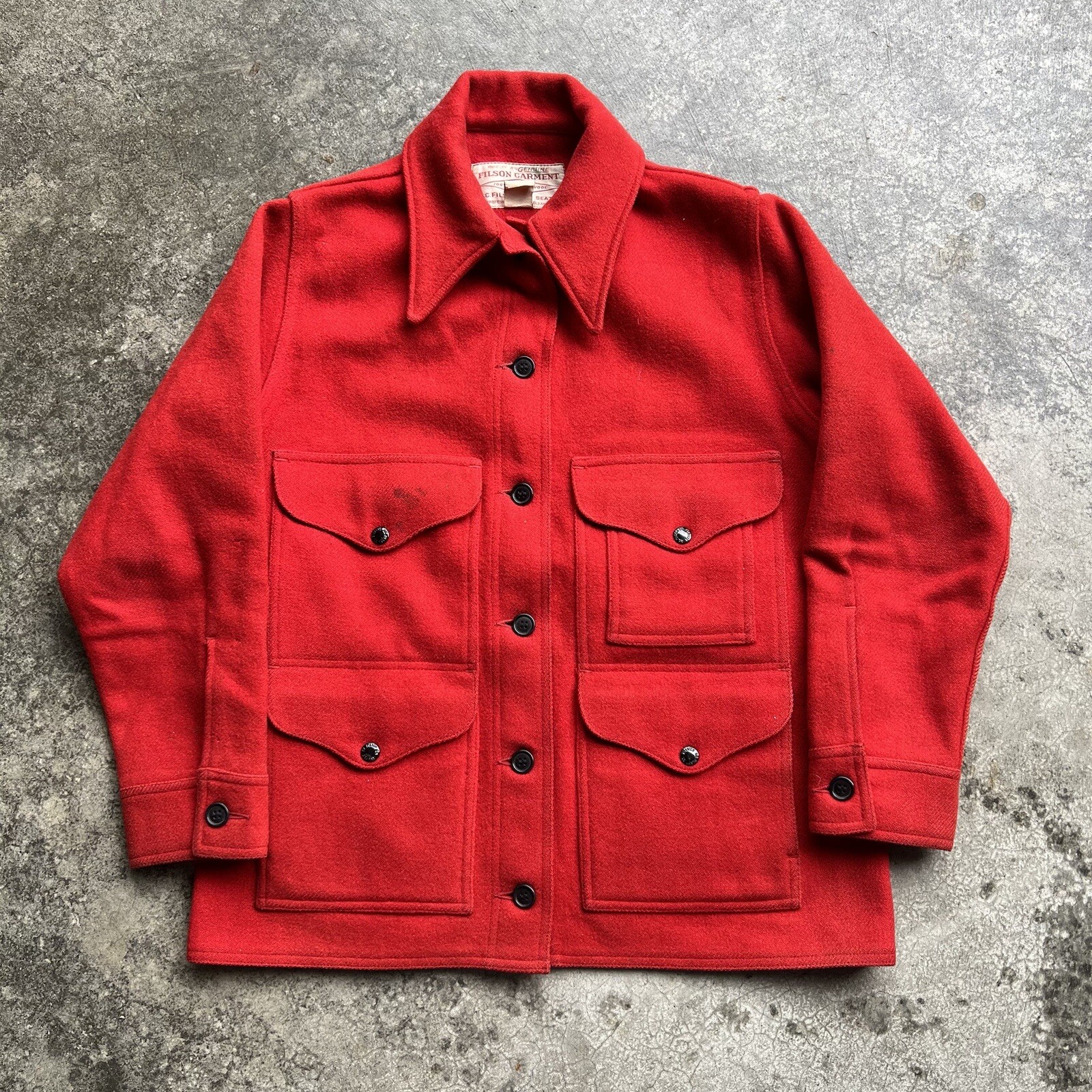 Vintage 70s Filson Lot 110 Mackinaw Wool Cruiser Jack… - Gem