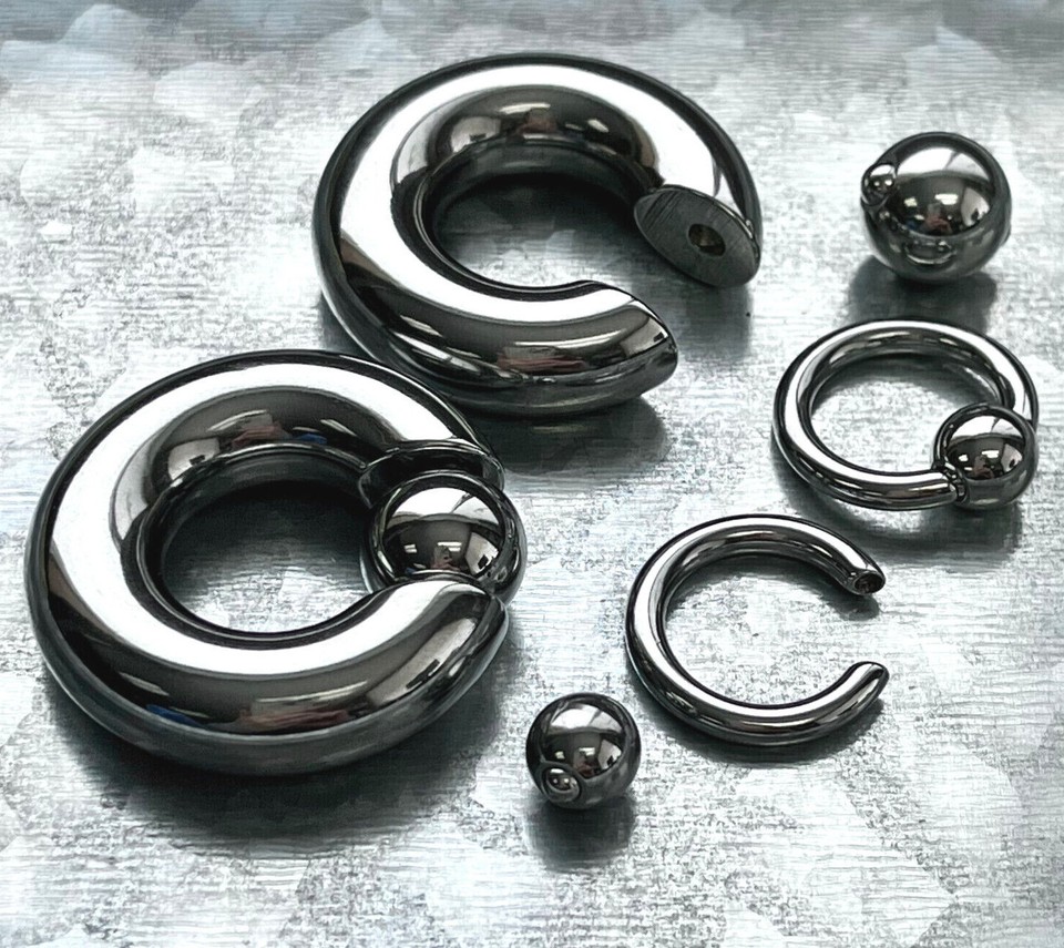 1pc Spring Loaded Captive Bead Rings 316L Surgical Steel Easy Pop Out ...
