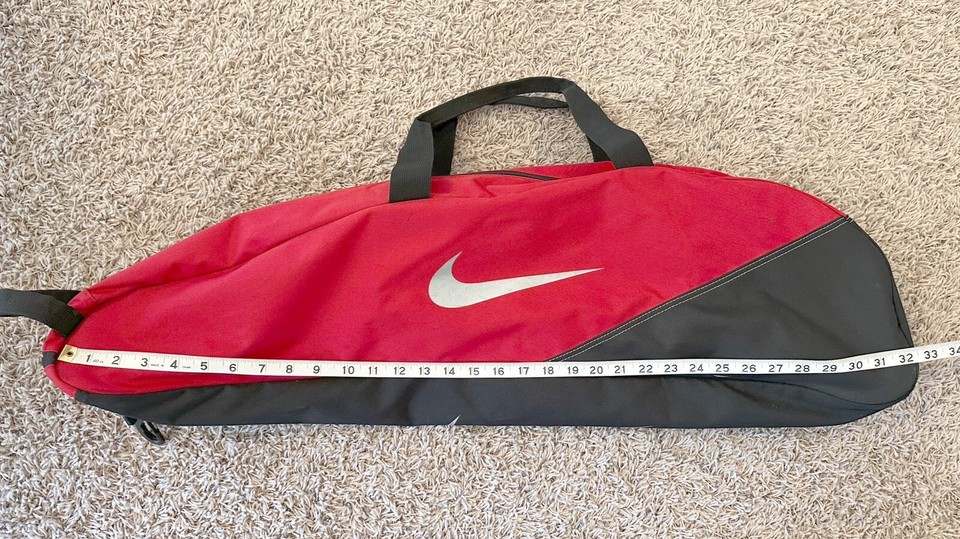 Nike Baseball Bat And Accessory 32" Carrying Bag Zipper Double Handles ...