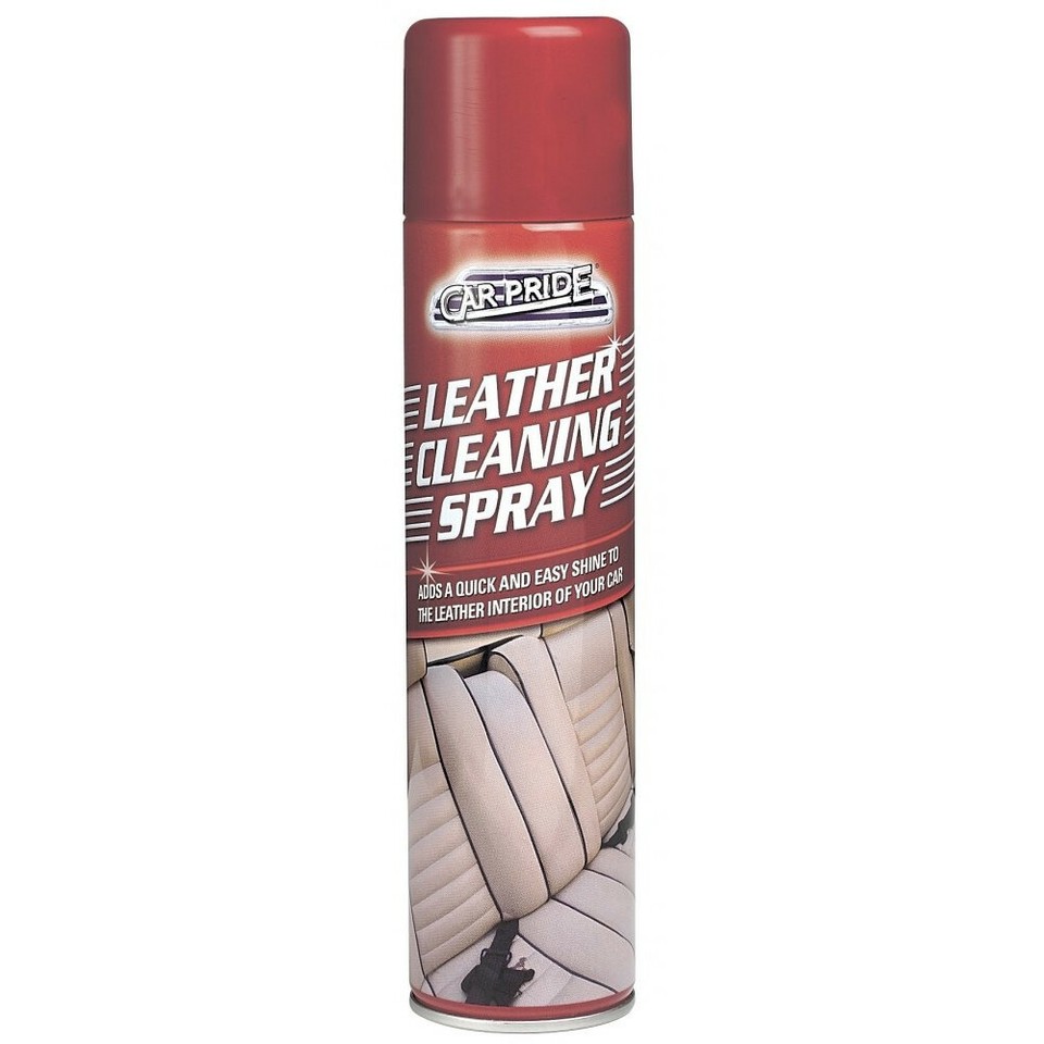 LEATHER CLEANER SPRAY CLEANING FOR FURNITURE SOFAS CAR INTERIORS SEATS ...