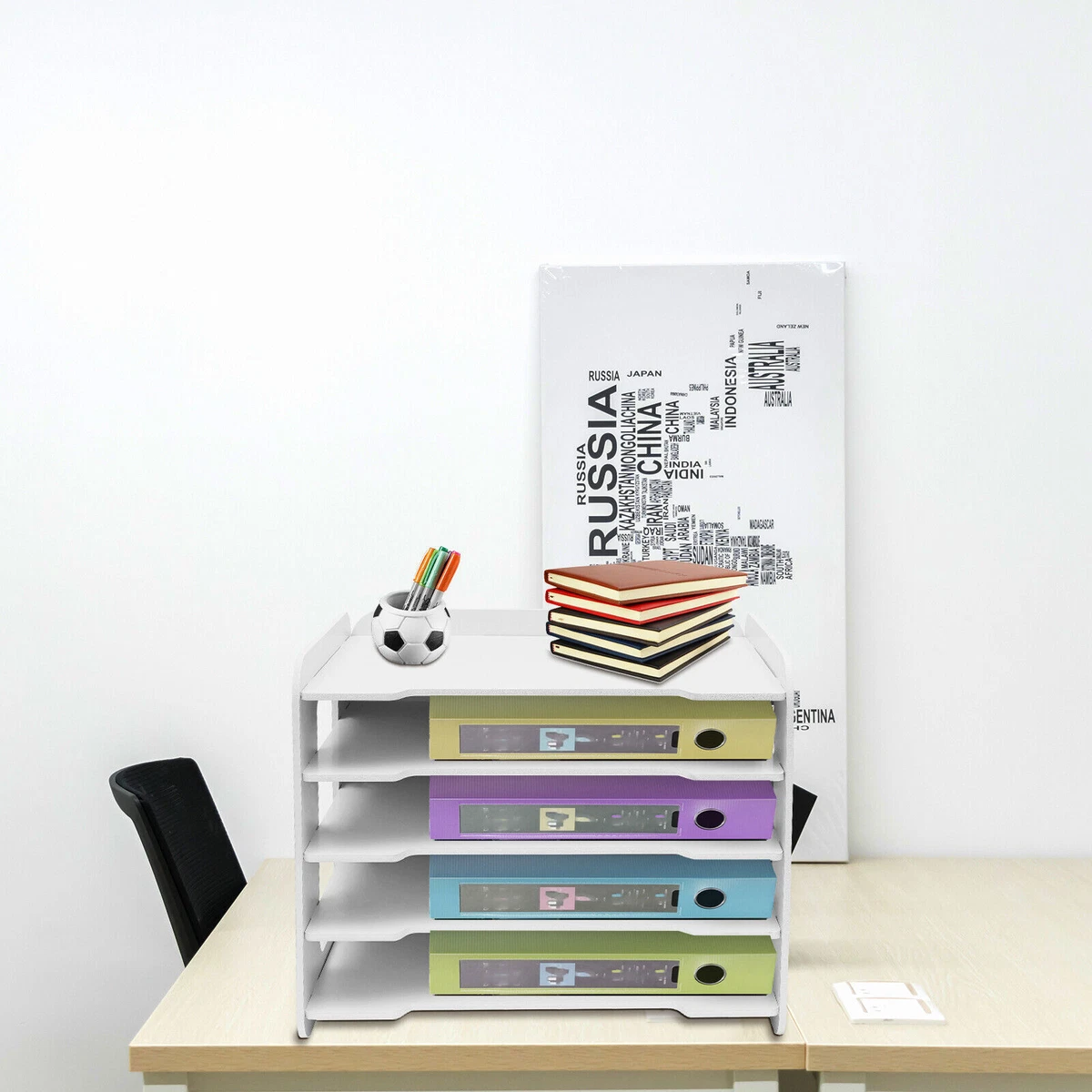 Diy Desk Paper Organizer