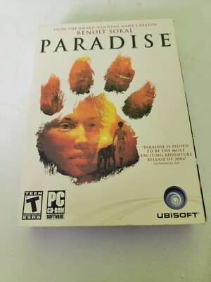Paradise -Benoit Sokal PC CD-ROM SOFTWARE Video Game 2005 Ubisoft RARE ...