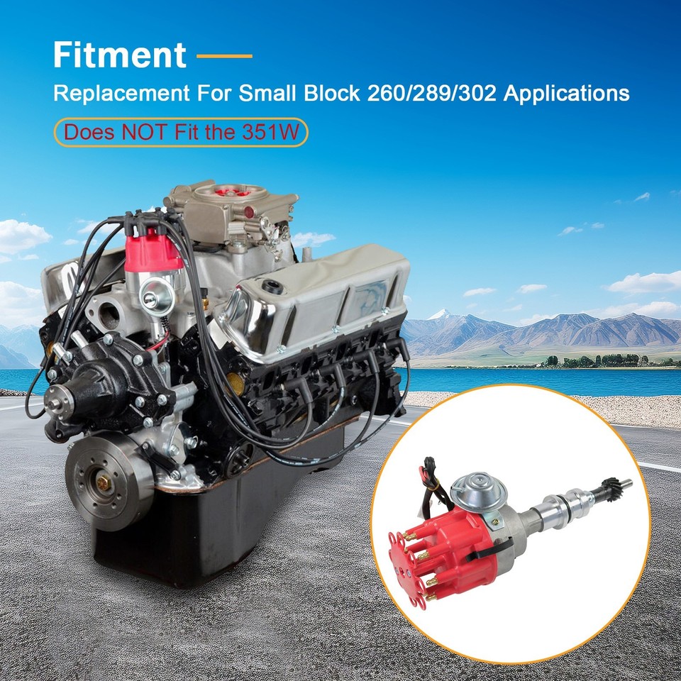 NEW HEI Performance Distributor For Ford 289 302 Small Block SBF Ready ...