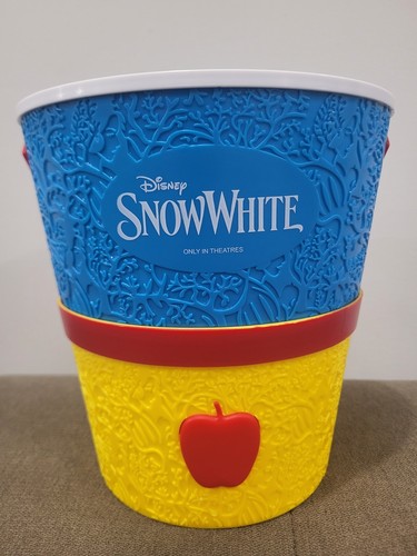 Snow White Popcorn Bucket With Bow Handle Cinemark | eBay