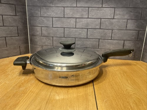Vintage Permanent 5 Ply Multi Core Stainless Steel Frying Skillet 11" W ...