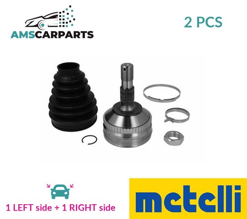 DRIVESHAFT CV JOINT KIT PAIR WHEEL SIDE 15-1281 METELLI 2PCS NEW OE ...