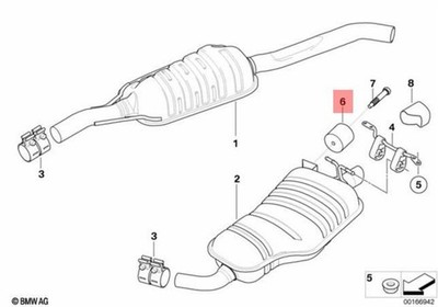 Genuine BMW X3 E60 E61 E83 G30 G31 518d 520d ed Vibration Absorber ...