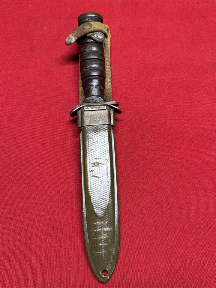 WW2 Military M3 Fighting Trench Knife Blade Imperial & M8 Scabbard BM ...