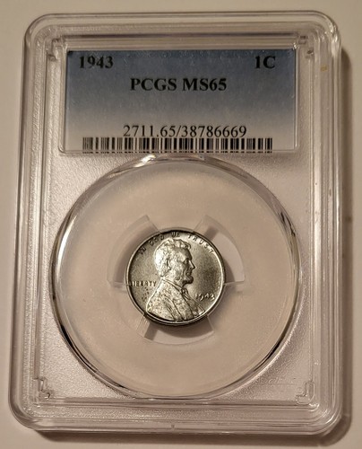 PCGS 1943 Lincoln Wheat Steel Cent Unc MS65 (B) | eBay