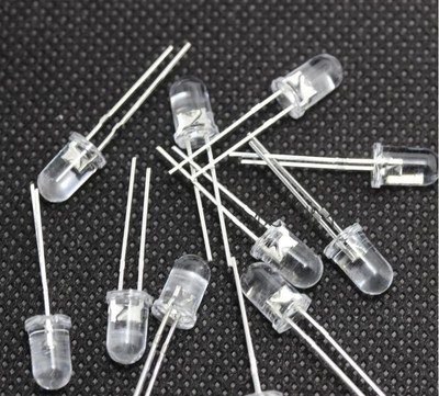 100pcs F5 5mm Warm White Round Superbright LED Light LED lamp | eBay