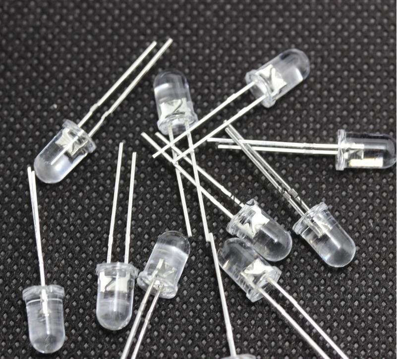 30pcs F5 5mm Warm White Round Superbright LED Light LED lamp CA New | eBay