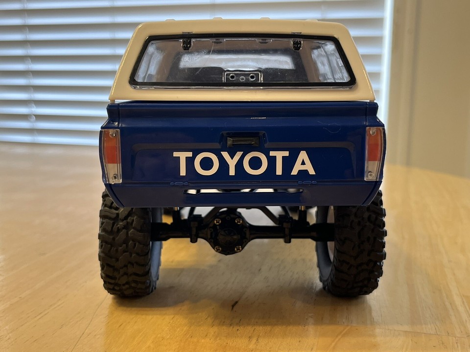 2 White Vinyl Toyota Logo Decals - WPL C24 Upgrade - for 1/16 Scale ...