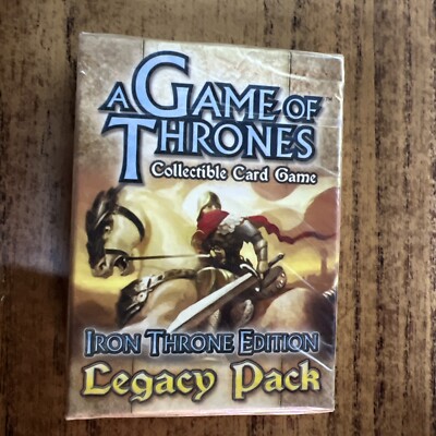 A Game of Thrones CCG Legacy Pack NEW Iron Throne Edition TCG GOT | eBay